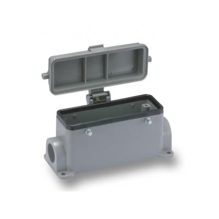 H24B-SF-4B-CV-2PG21_H24B外壳（IP65）_外壳_单一芯体型矩形连接器_厦门唯恩电气有限公司