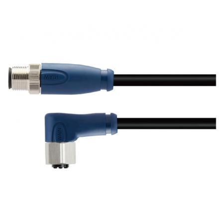 M12-M05A-T/F05A-S-5.0-PUR_M12-A_圆形连接器_厦门唯恩电气有限公司